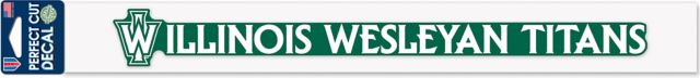 Illinois Wesleyan University 2'' x 17'' Perfect Cut Decal | Illinois ...